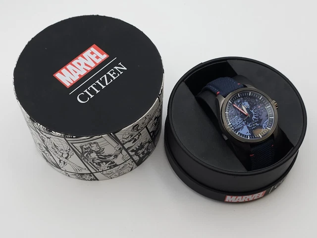 CITIZEN MARVEL HEROS Eco-Drive Limited Edition Blue Dial $165.00 ...