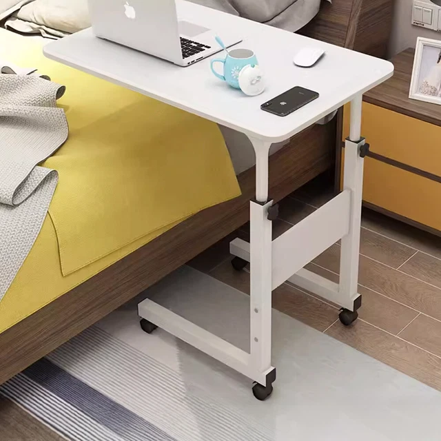 SLIDING OVERBED TABLE Mobile Laptop Stand Computer Desk Hospital Over ...