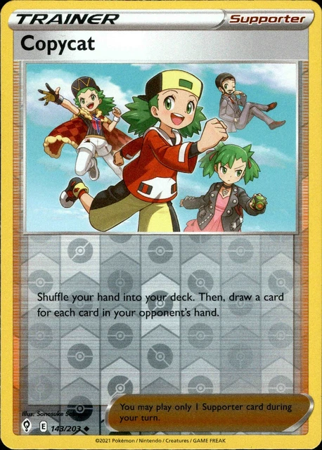 POKÉMON TCG EVOLVING Skies Copycat 143/203 Reverse Holo NM/M EUR 1,39 ...