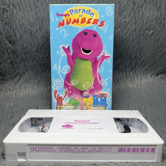 BANDE VIDÉO BARNEY & Friends Parade of Numbers VHS 1996 éducation ...