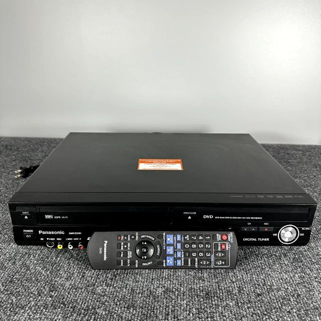 PANASONIC DMR-EZ48V VHS/DVD Grabadora Combo HDMI VCR con Control Remoto OEM - Probado EUR 222,51 ...