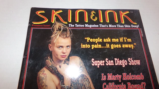 SKIN AND INK Magazine 1993 Vol.1 No.1 1st issue Tattoo Artist £15.08 ...