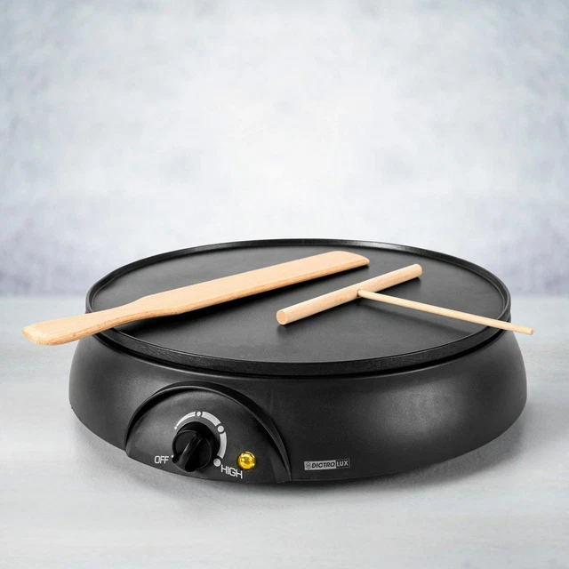 CREPIERA ÉLÉCTRIQUE CRÊPES 1000W Pancake Brosse Antiadhésif avec ...
