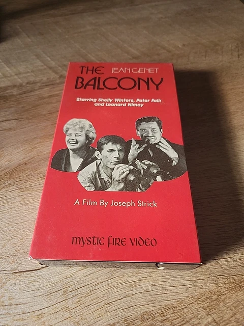 THE BALCONY (VHS) Rare 1964 adaptation of Genet play stars Shelley ...