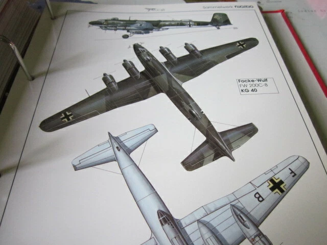 MILITÄRFLUGZEUGE B 1919-1945 Focke Wulf Fw 200 EUR 5,72 - PicClick DE