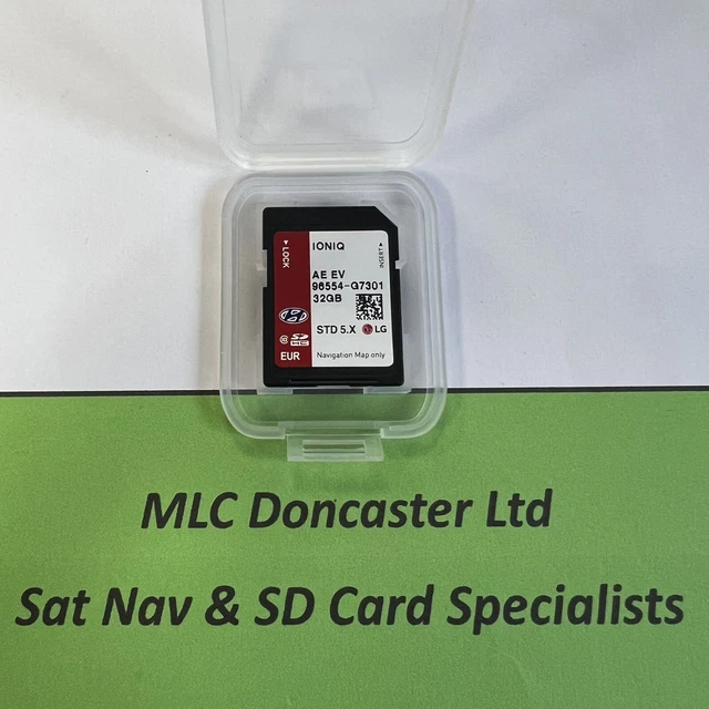 GENUINE HYUNDAI IONIQ Satellite Navigation SAT NAV SD Card 96554-G7301 ...