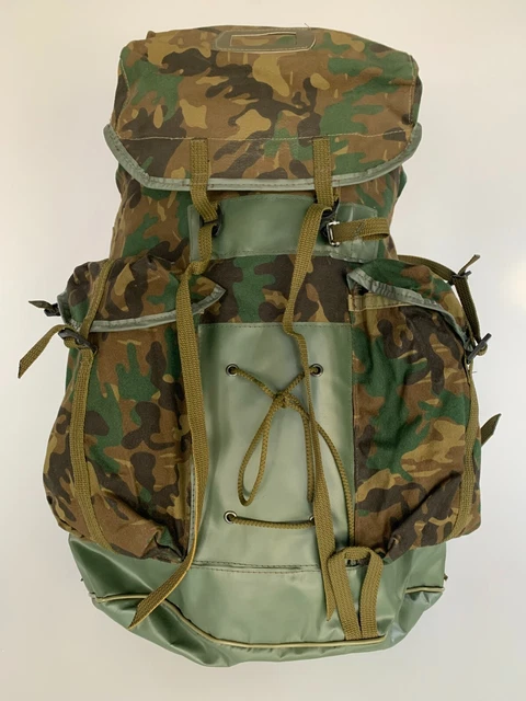 VTG RARE OLD Spanish Backpack M86 Amoeba Camo BOEL Foreign Legion Army ...