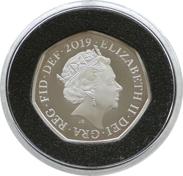 2019 ROYAL MINT Sherlock Holmes 50p Fifty Pence Silver Proof Coin Box ...