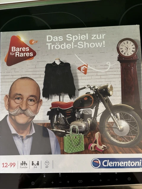 BARES FÜR RARES Das Trödelspiel zur Trödel-Show Clementoni Brettspiel ...