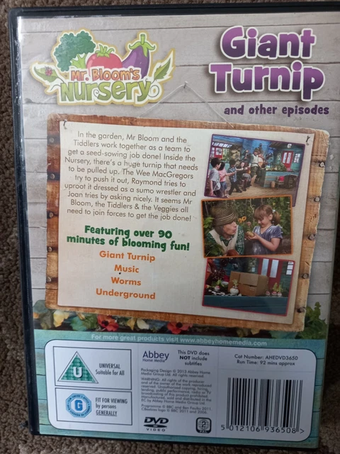 MR BLOOM'S NURSERY Giant Turnip Dvd Kids 4 Episodes £29.99 - PicClick UK