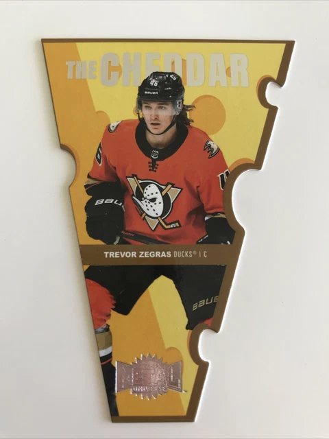 NHL CARD, TREVOR Zegras, The Cheddar, Metal Universe 2021-22, Ducks EUR ...