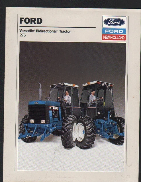 VERSATILE &MODEL 160& Bidirectional Hydrostatic Tractor Brochure ...