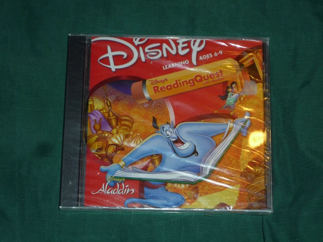 DISNEY'S LEARNING SERIES: Reading Quest with Aladdin (PC) NEW! $14.99 ...