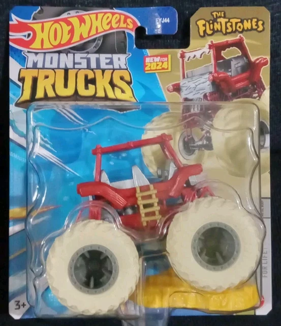 RARO FLINTSTONES THE Flintmobile 2024 Hot Wheels Monster Trucks EUR 16 ...