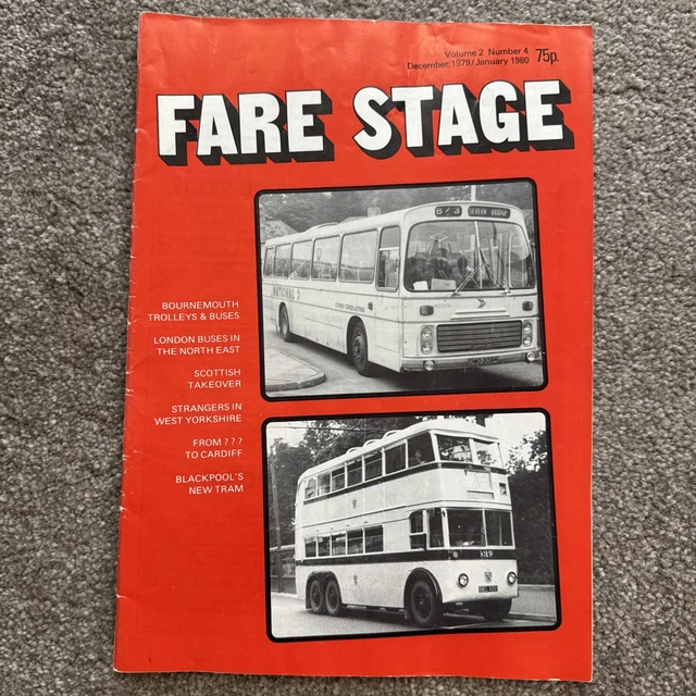 FARE STAGE BUS Magazine Vol 2 No 5 Dec 79 Jan 80 £3.83 - PicClick UK