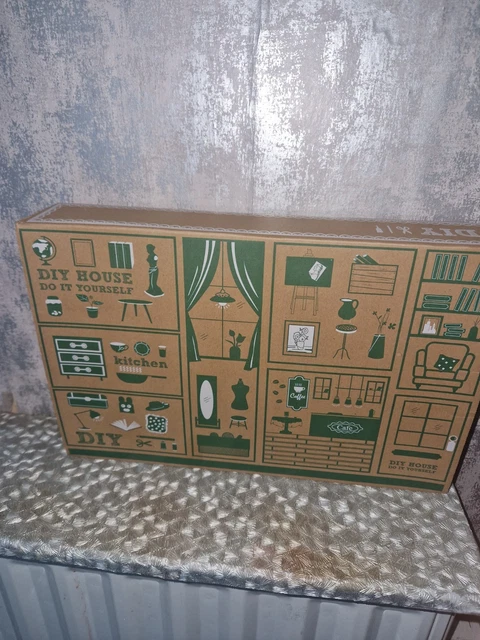 DIY MINI HOUSE Kit- A Splendid Family. New In Box with Instructions £12 ...