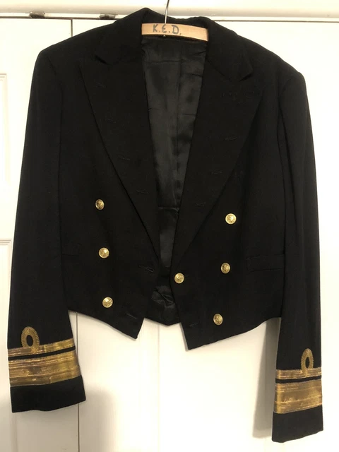 ROYAL NAVY OFFICERS Uniform Mess Jacket Admiral Naval Gieves £177.52 ...