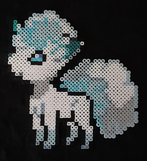 AIMANT ALOLAN VULPIX Pokémon Pixel Art Perler Art EUR 8,74 - PicClick FR
