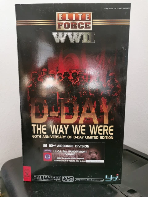 BBI ELITE FORCE WWII D-DAY Figur 1/6 - Lt.Col. Ben Vandervoort - 440/ ...