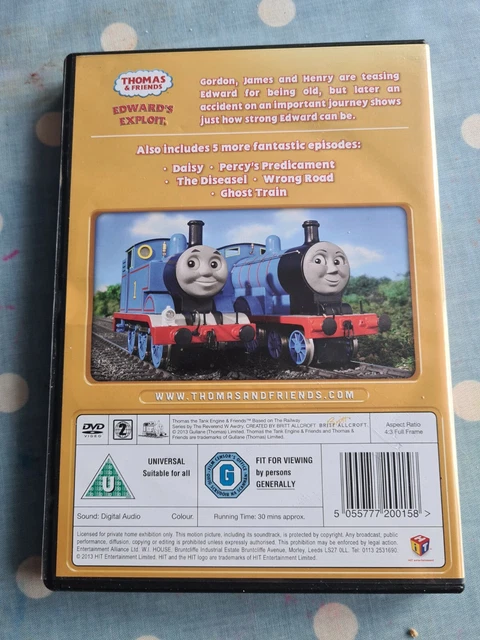 THOMAS THE TANK Engine & Friends : Edward’s Exploit 2013 DVD 6 Stories £0.99 - PicClick UK