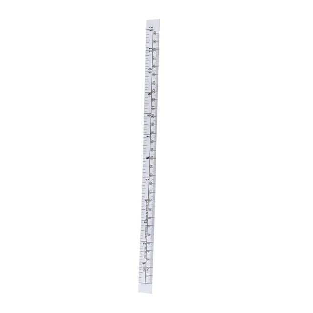 SELF-ADHESIVE TAPE RULLER Measuring Sewing Measure Table Sticky Sticker ...
