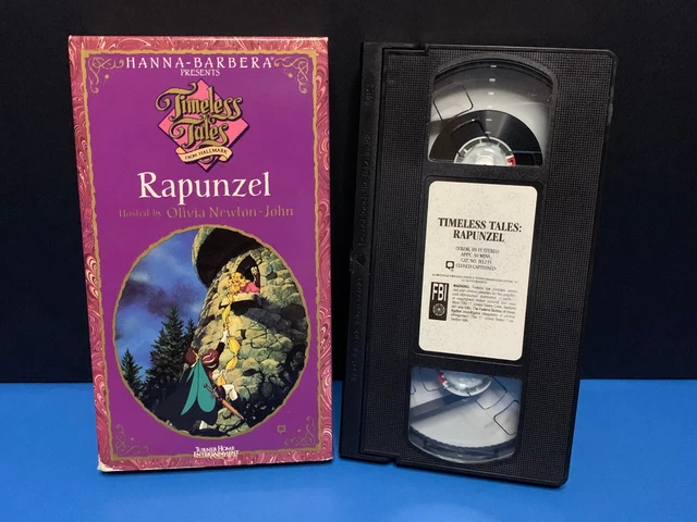 VHS RAPUNZEL (HANNA-BARBERRA, 1990) Cartoon Timeless Tales Olivia ...