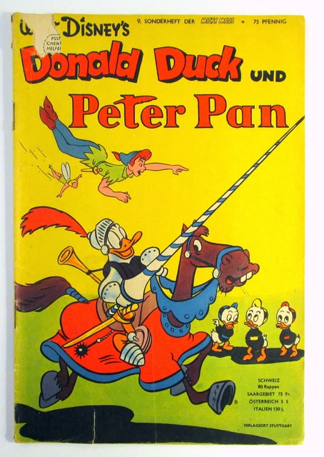 MICKY MAUS SONDERHEFT # 9 Donald Duck und Peter Pan 1951 - 1955 ...