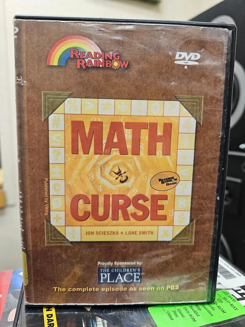 MATH CURSE JON Scieszka DVD Reading Rainbow free ship LeVar Burton PBS ...