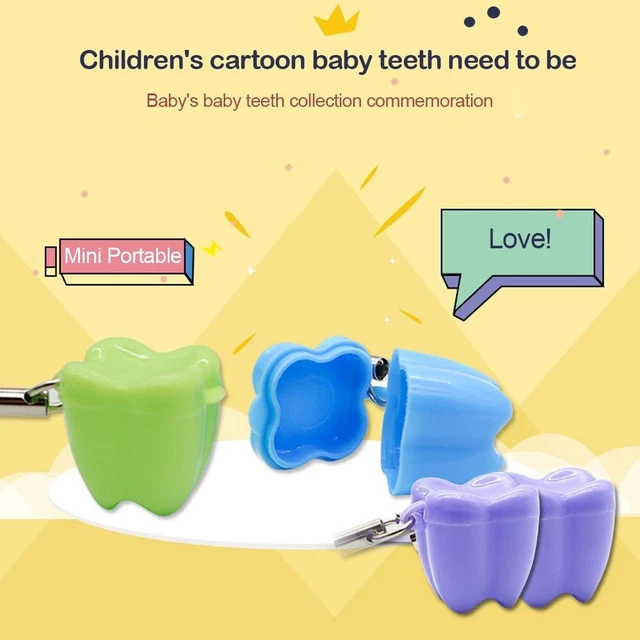 NEWBORN BABY TOOTH Box Portable Deciduous Tooth Container £3.85 ...