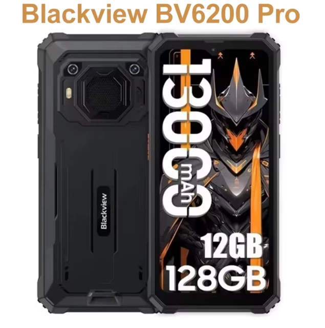 BLACKVIEW BV6200 PRO Rugged Smartphone 12GB(6+6) 128GB 13000mAh 6.56 ...