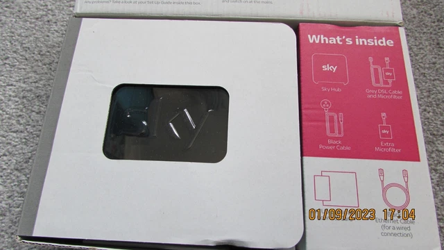 SKY HUB SR-102 Wireless Internet Black Broadband Wifi Router, with ...