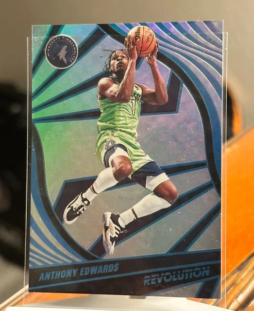 21-22 ANTHONY EDWARDS Revolution 64/75 RC NBA 75th Anniversary ...