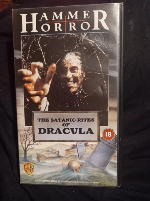 THE SATANIC RITES Of Dracula VHS Hammer Horror £8.98 - PicClick UK