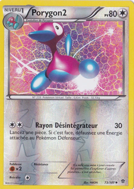 PORYGON2 REVERSE-N&B: EXPLOSION Plasma-73/101 Pokemon Card £1.96 - PicClick UK