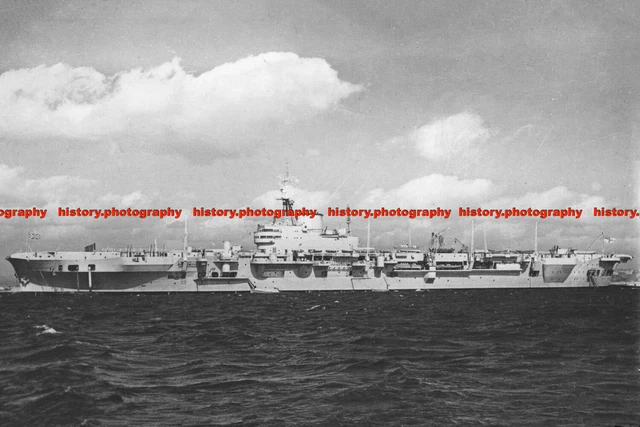 F003083 HMS INDEFATIGABLE R10 British Implacable class aircraft carrier ...