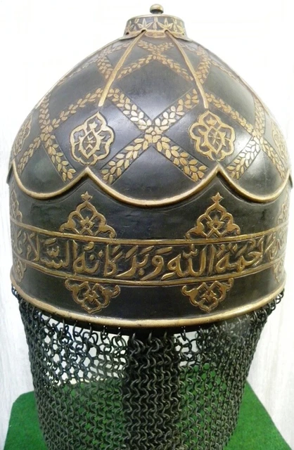 RARE INDO PERSIAN Warrior Helmet Calligraphy Arabic EUR 637,73 ...
