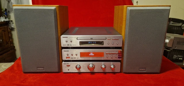 HITACHI AX-M135 DVD Player, Ax-m135 Amplifier, Ax-m140 Amp Hifi Stack ...
