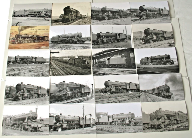 35 PHOTOS & postcards of LMS 8F 2-8-0s locos mainly in BR livery – job ...