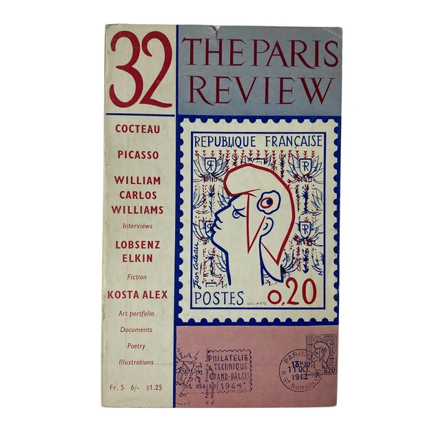 THE PARIS REVIEW Magazine Summer-Fall 1964 No. 32 Jean Cocteau No Label ...
