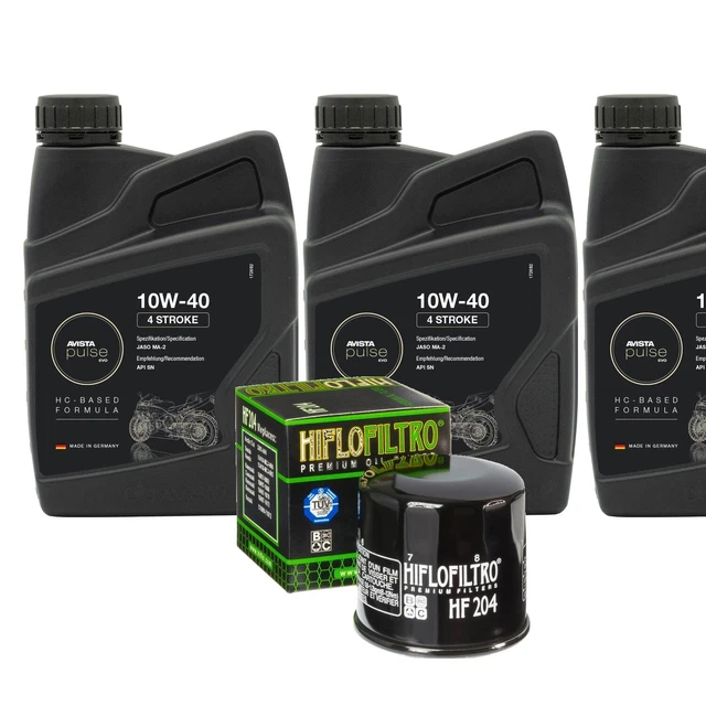 PACCHETTO ISPEZIONE MXT 3 litri olio motore AVISTA OIL 10W-40 + filtro ...