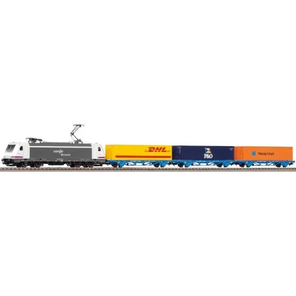 PIKO 96900 H0-SET avviamento analogico con locomotiva elettrica TRAXX e ...