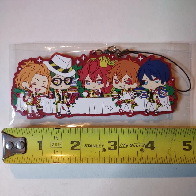 TWISTED WONDERLAND HEARTSLABYUL Wachatto Rubber Keychain Riddle Ace ...
