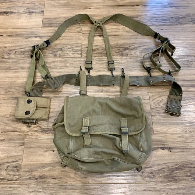 WWII WW2 PARATROOPER M1936 Webbing Set Original 1941 $100.00 - PicClick CA