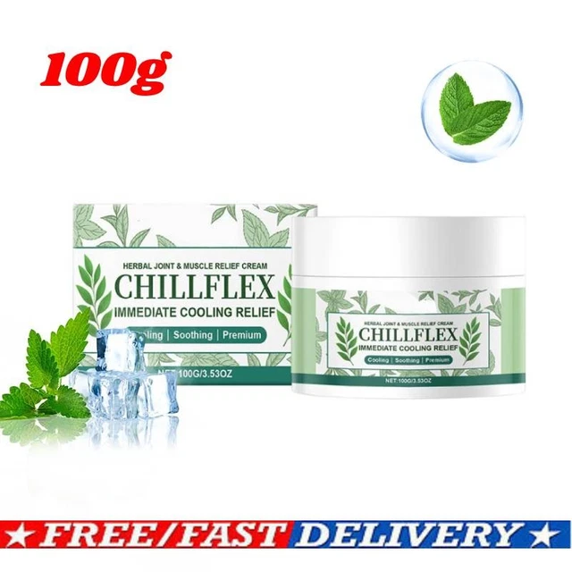 HERBAL JOINT & Muscle Relief Cream Chillflex Immediate Cooling Relief ...