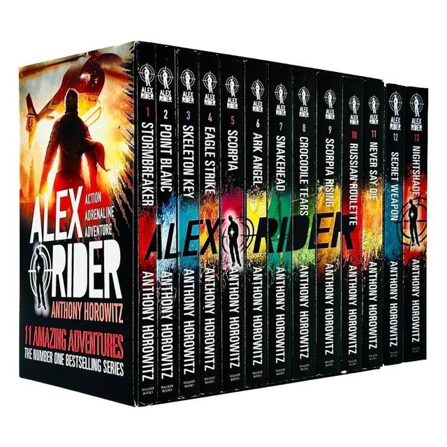 ALEX RIDER SERIES 13 Books Collection Paperback Set -Age-9+ By Anthony ...