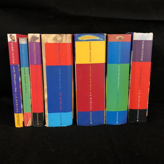 BLOOMSBURY HARRY POTTER Complete Book Set 1-7 Paper Hardback JK Rowling ...
