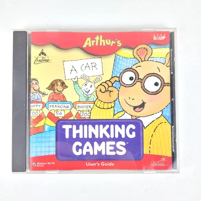 ARTHUR'S THINKING GAMES (PC, 2001) The Learning Company Windows $8.74 ...