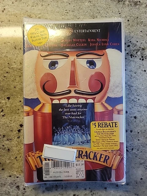 GEORGE BALANCHINE’S THE Nutcracker VHS Tape NIB Clamshell Macaulay ...