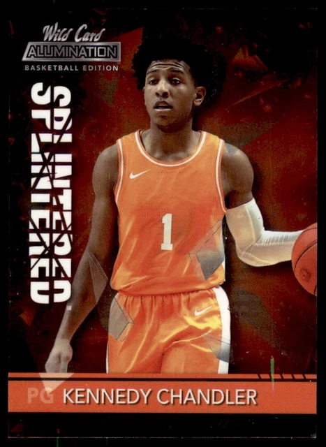 CARTE D'INSERTION RECRUE éclatée Kennedy Chandler 2021-22 Wild Card Alumination RC EUR 4,01 ...