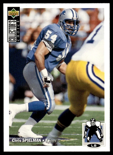 1994 COLLECTOR'S CHOICE Chris Spielman Detroit Lions #92 EUR 2,21 ...